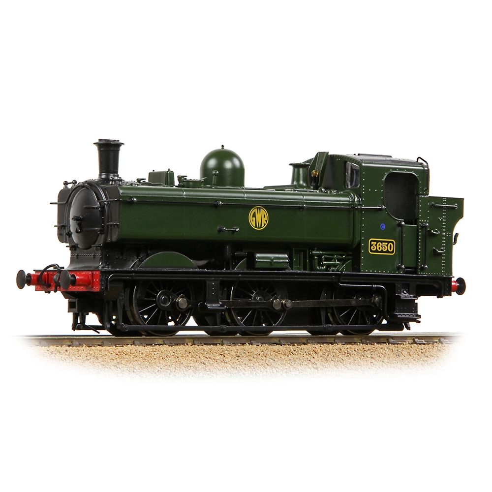 Bachmann 32-198 GWR 8750 Pannier Tank 3650 GWR Green Shirtbutton