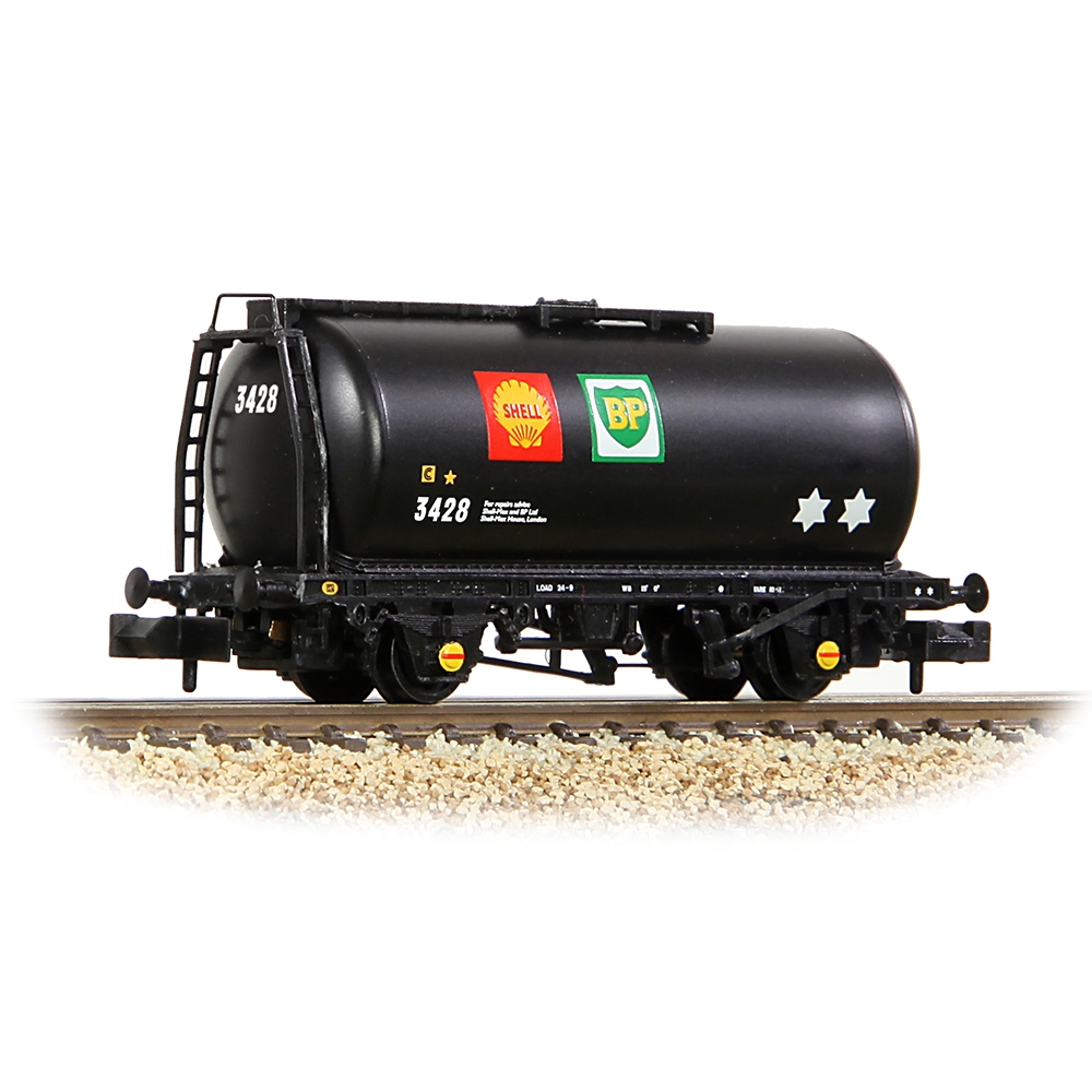 Graham Farish 373-778C BR 45T TTA Tank Wagon 'Shell/BP' Black