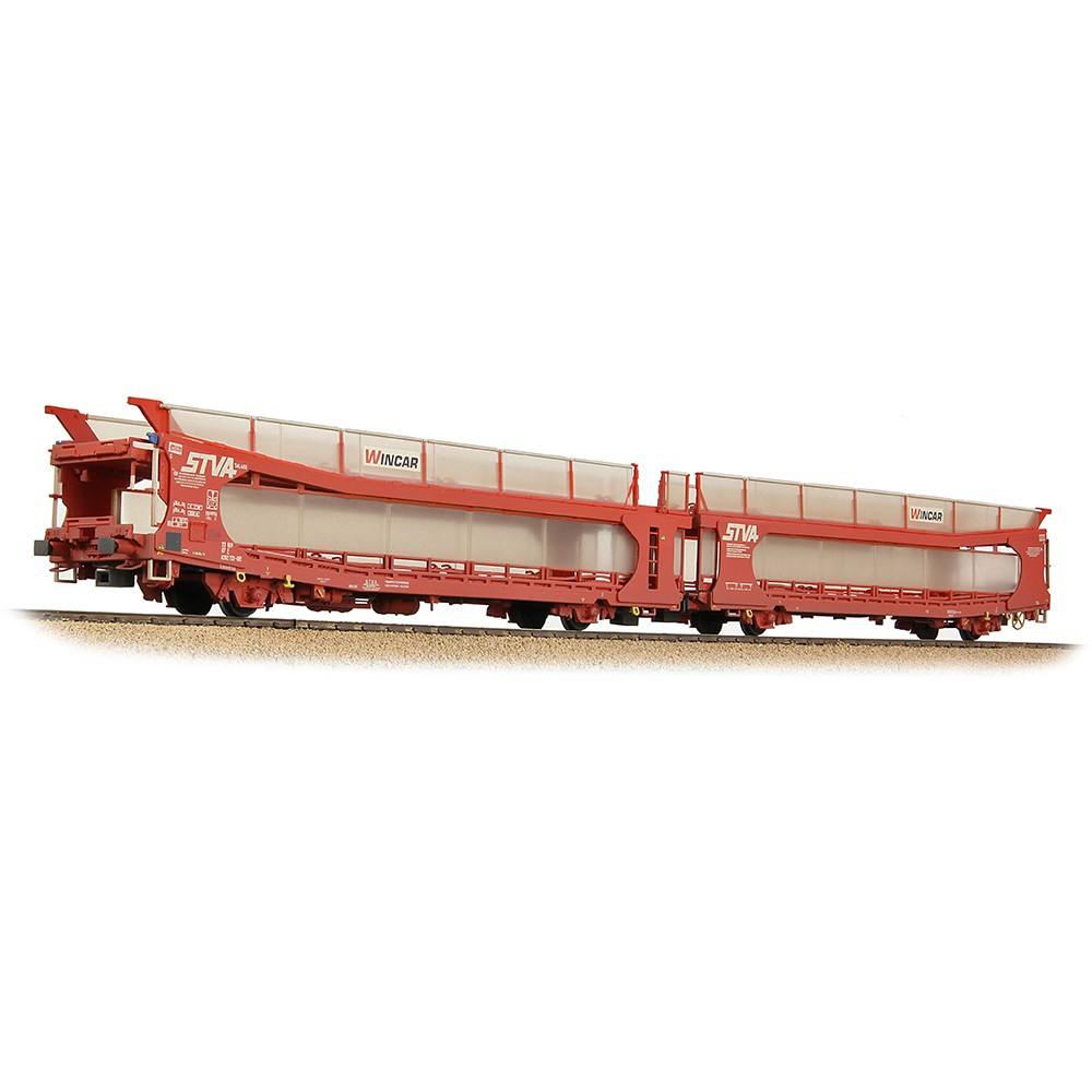 Bachmann 38-250K IPA Twin Double Deck Car Transporter STVA Red