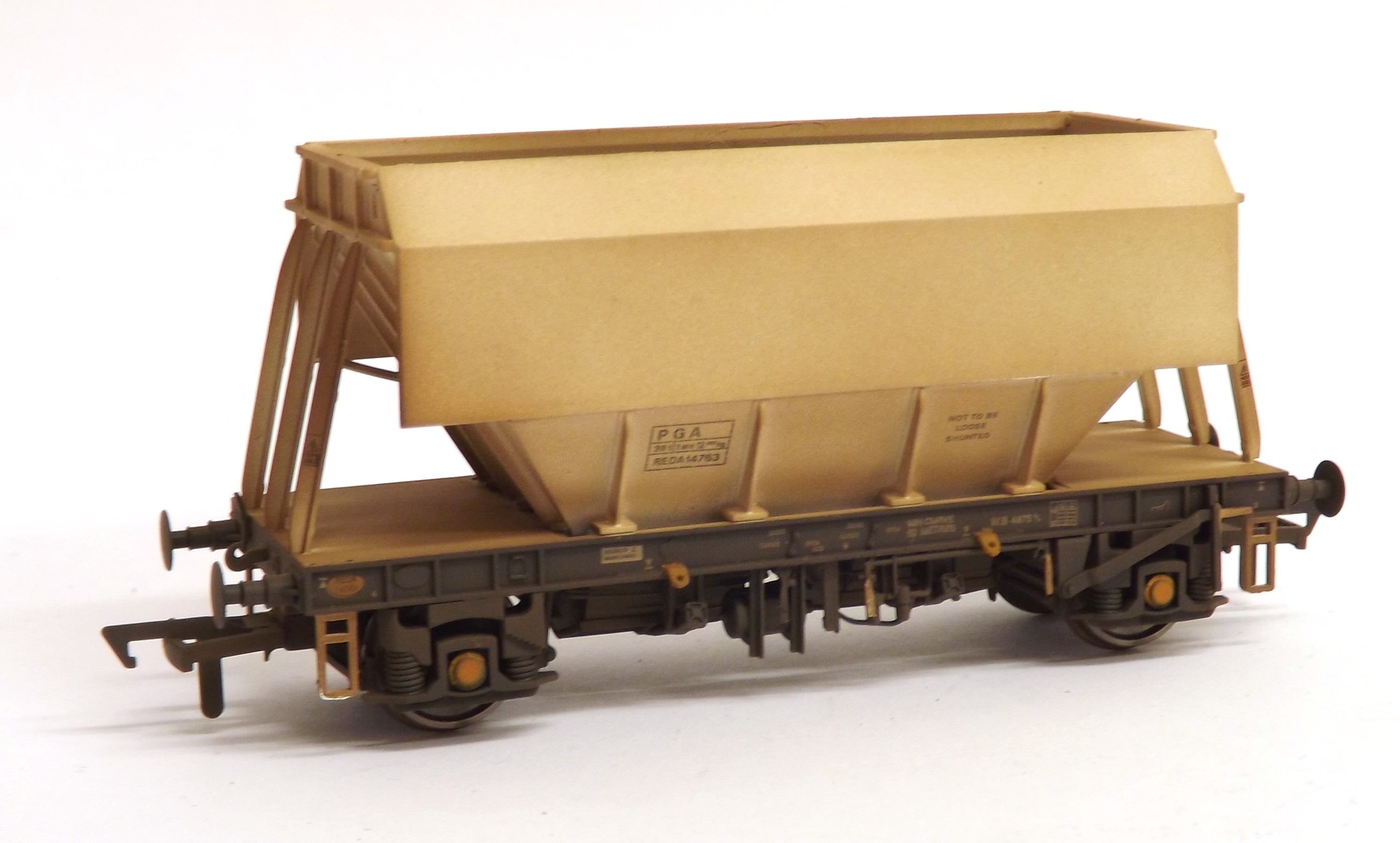 Cavalex Models PGA012W(2)W OO Gauge PGA Wagon Plain White Weathe